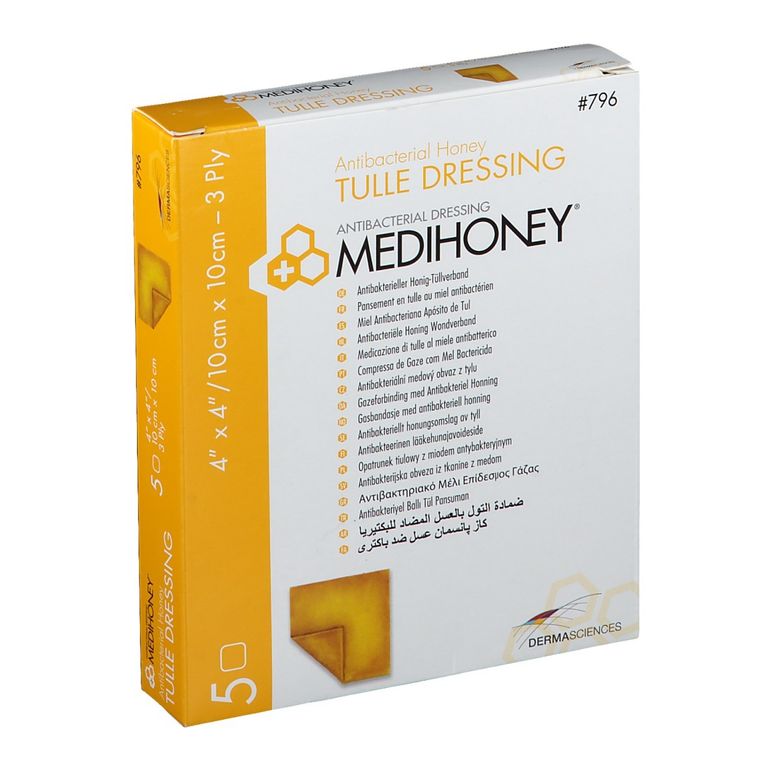 MEDIHONEY® antibakterieller Tüllverband 5 St - Shop Apotheke