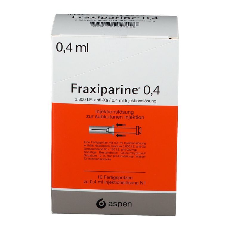 Fraxiparin® 0,4 ml 10x0,4 ml mit dem E-Rezept kaufen - Shop Apotheke