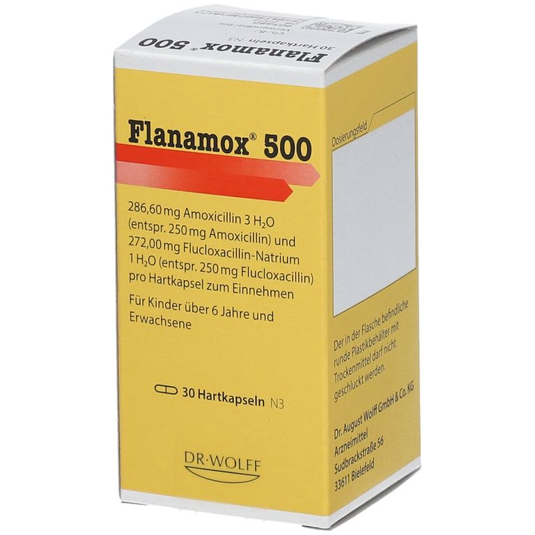 Flanamox 500 30 St mit dem E-Rezept kaufen - Shop Apotheke