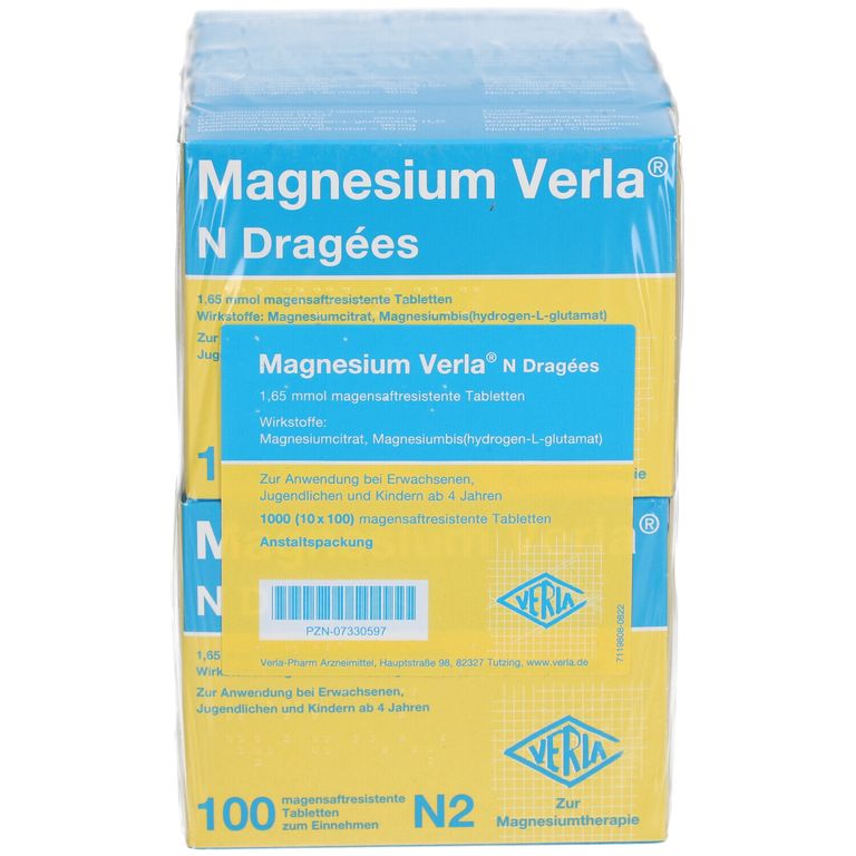 Magnesium Verla® N Dragées 10x100 St - Shop Apotheke
