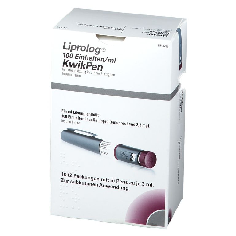 Liprolog® 100 Einheiten/ml 10x3 ml mit dem E-Rezept kaufen - Shop Apotheke