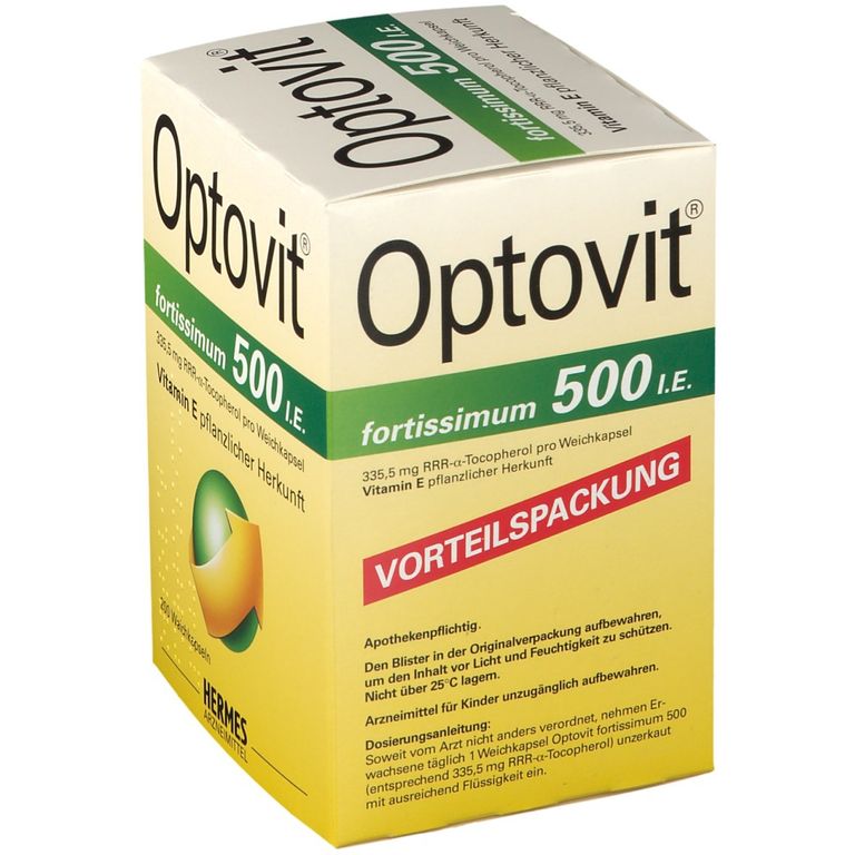 Optovit® fortissimum 500 I.E. 200 St - Shop Apotheke