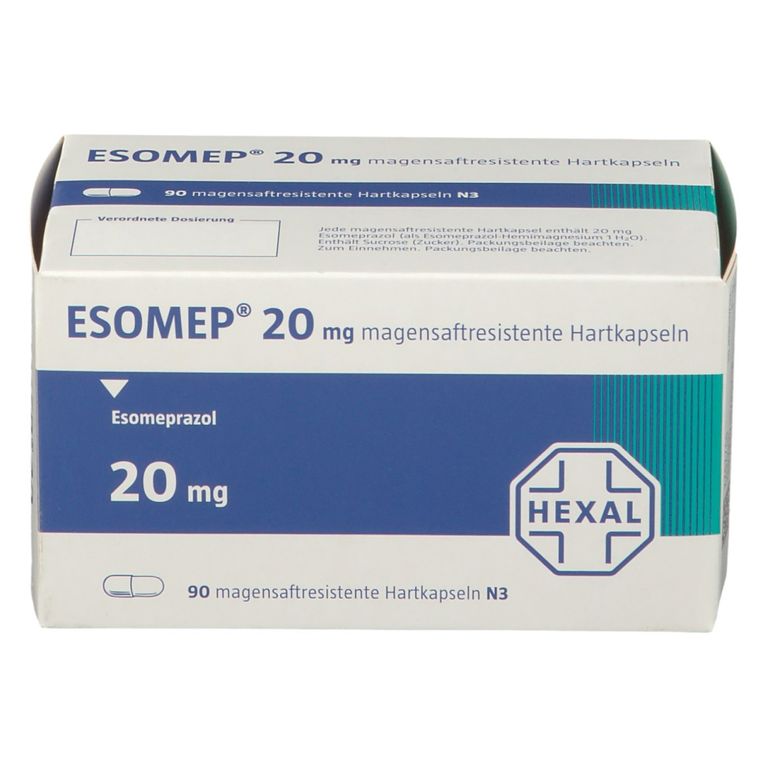 ESOMEP® 20 mg 90 St mit dem E-Rezept kaufen - Shop Apotheke
