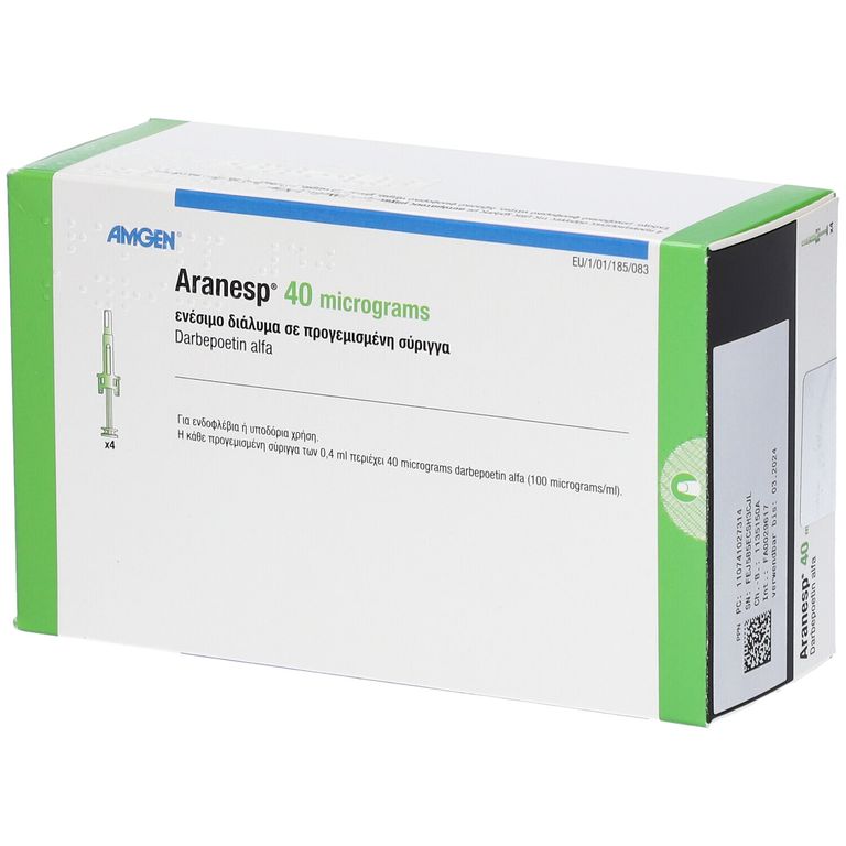 Aranesp® 40 µg 4 St mit dem E-Rezept kaufen - Shop Apotheke