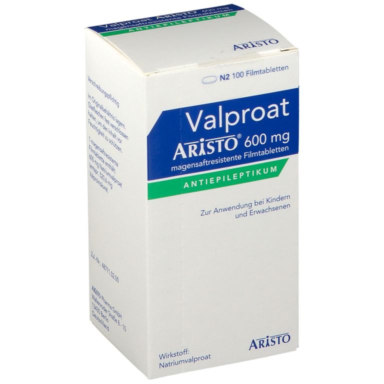 Valproat Aristo® 600 mg 100 St mit dem E-Rezept kaufen - Shop Apotheke