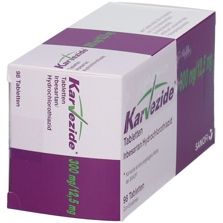 Karvezide 300 mg/12,5 mg 98 St mit dem E-Rezept kaufen - Shop Apotheke