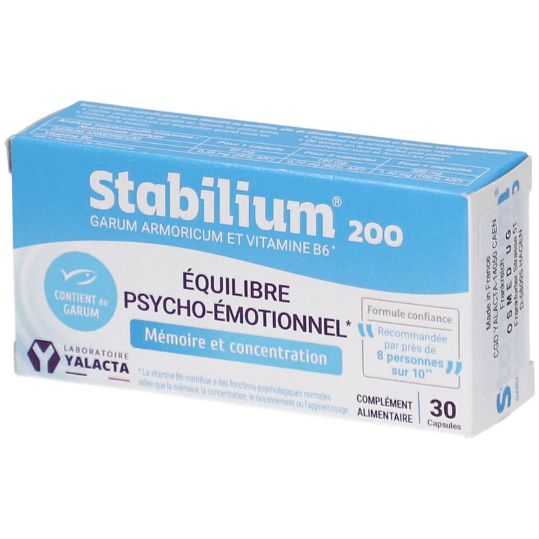 stabilium® 200 Kapseln 30 St - Shop Apotheke