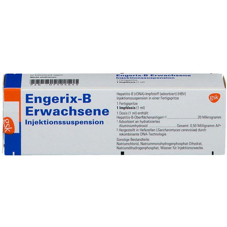 Engerix-B Erwachsene 1 St mit dem E-Rezept kaufen - Shop Apotheke