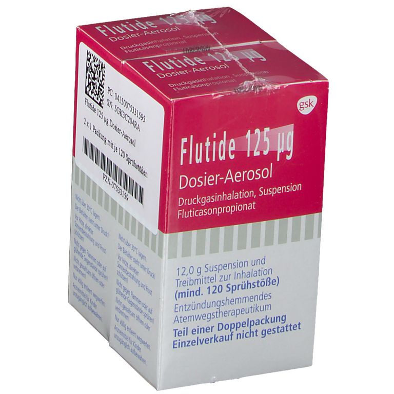 Flutide® 125 µg 2 St mit dem E-Rezept kaufen - Shop Apotheke