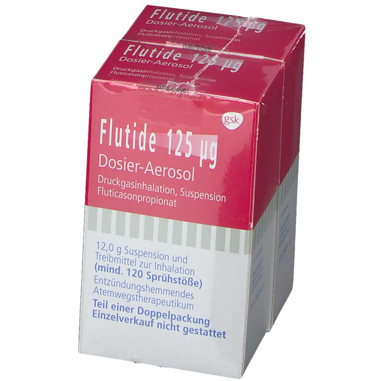 Flutide® 125 µg 2 St mit dem E-Rezept kaufen - Shop Apotheke