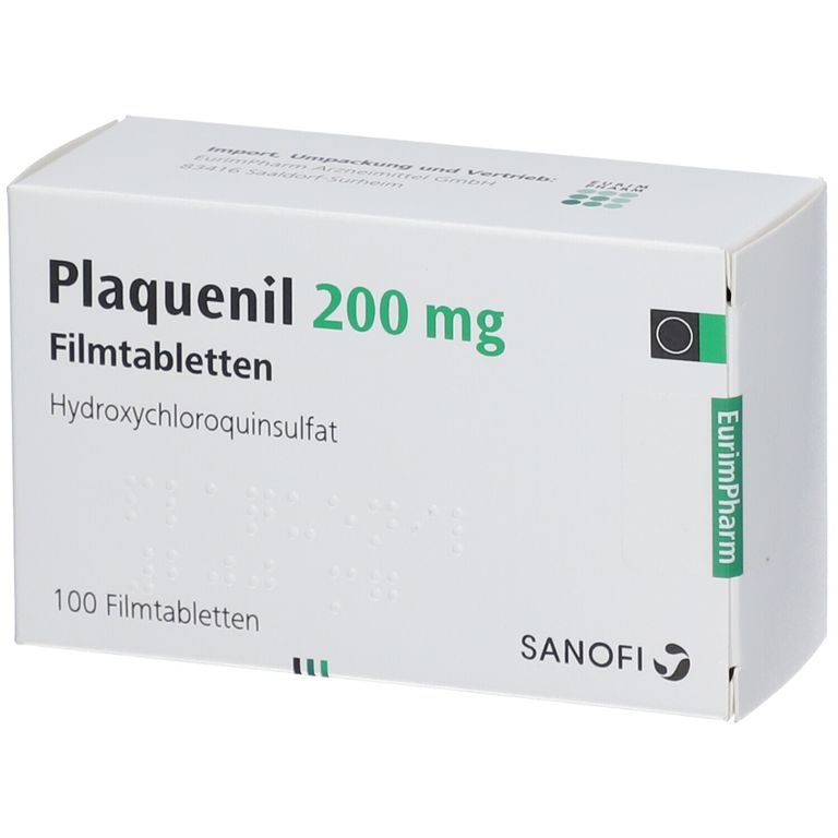 Plaquenil 200 mg 100 St mit dem E-Rezept kaufen - Shop Apotheke