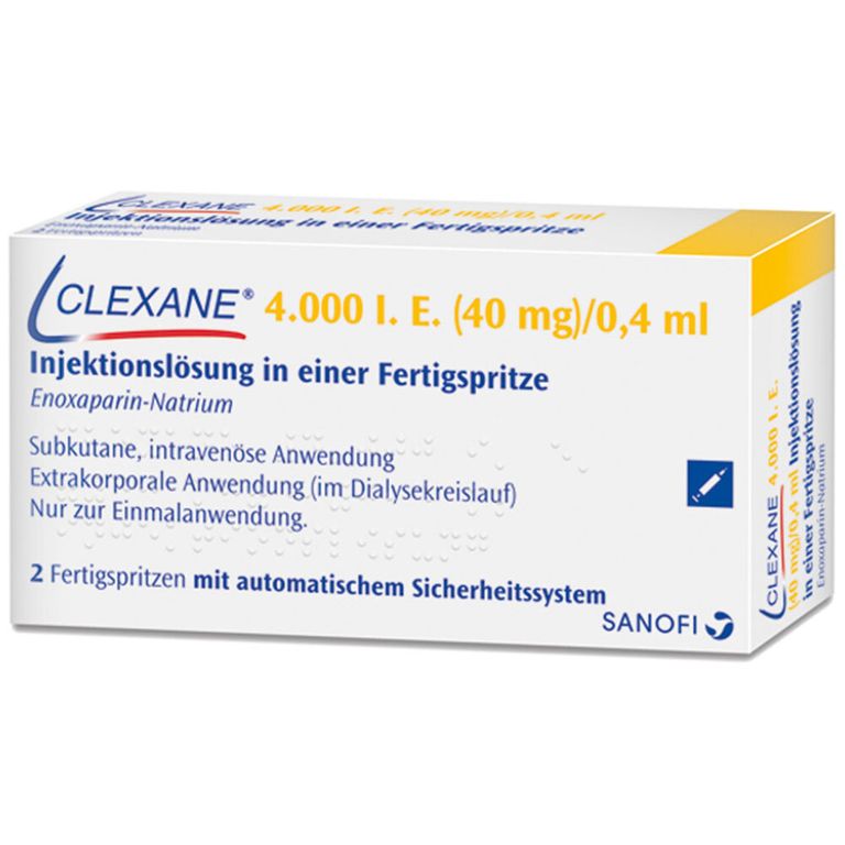CLEXANE® 4000 I.E. 40 mg/0,4 ml 2 St mit dem E-Rezept kaufen - Shop ...
