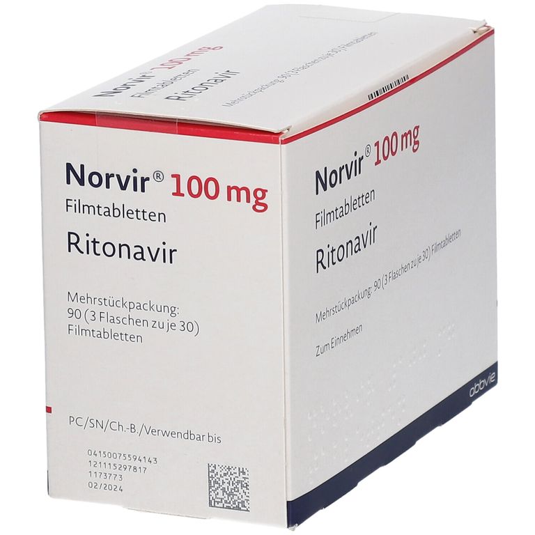 Norvir® 100Mg 90 St mit dem E-Rezept kaufen - Shop Apotheke