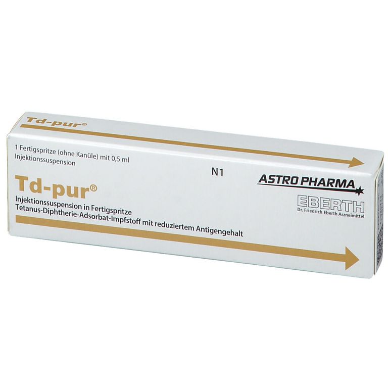 Td-pur® 1x0,5 ml mit dem E-Rezept kaufen - Shop Apotheke