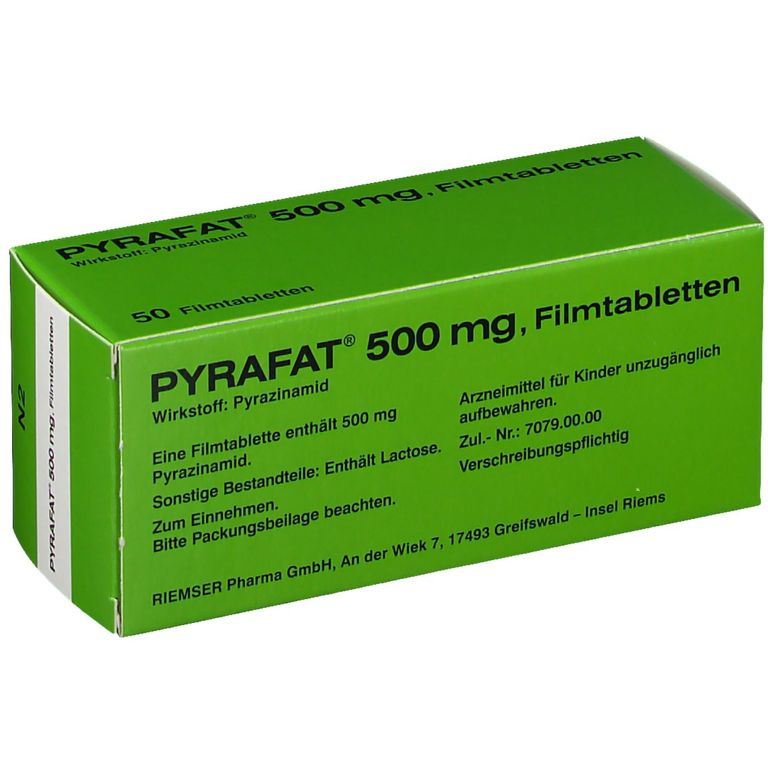 PYRAFAT® 500 mg 50 St mit dem E-Rezept kaufen - Shop Apotheke