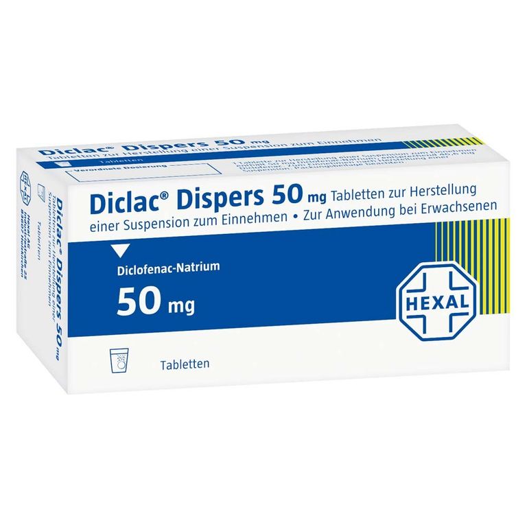 Diclac® Dispers 50 mg 50 St mit dem E-Rezept kaufen - Shop Apotheke