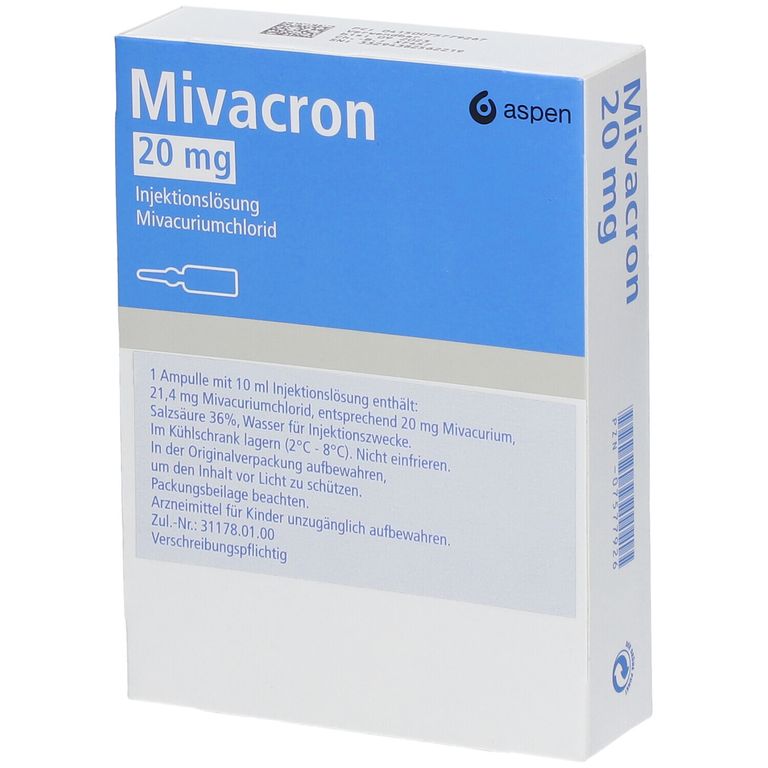 Mivacron® 20 mg 5 St mit dem E-Rezept kaufen - Shop Apotheke