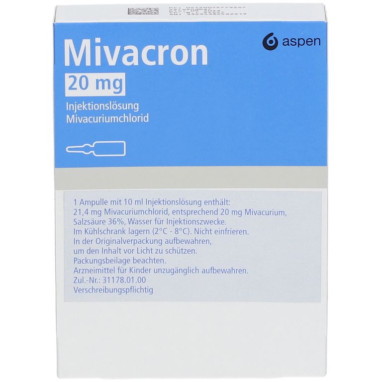 Mivacron® 20 mg 5 St mit dem E-Rezept kaufen - Shop Apotheke