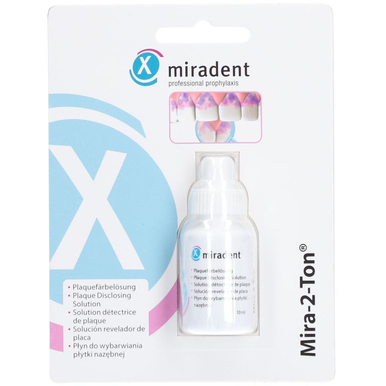 Miradent Mira-2-Ton® Plaqueeinfärbung Lösung 10 ml - Shop Apotheke