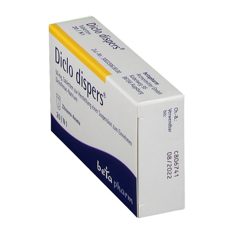 Diclo dispers® 20 St mit dem E-Rezept kaufen - Shop Apotheke