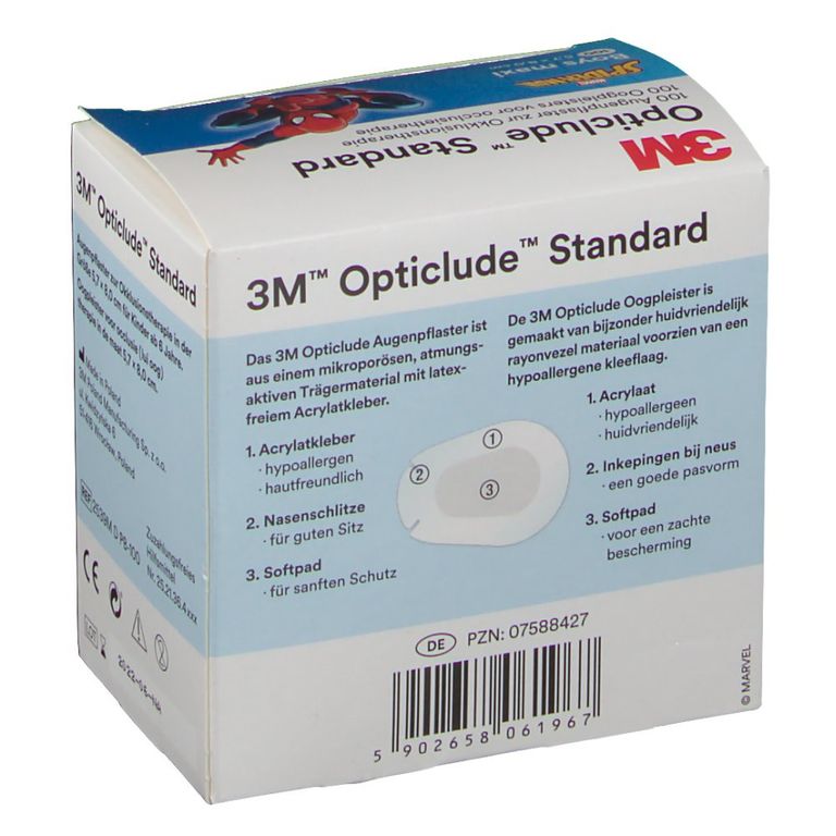 3M Opticlude Augenpflaster Disney Spiderman Maxi 100 St - Shop Apotheke