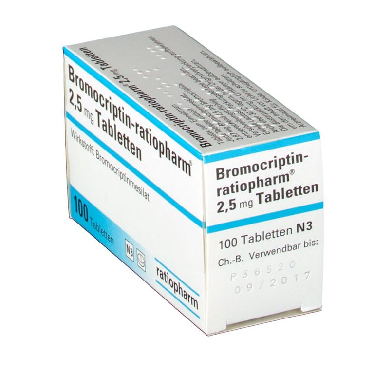 Bromocriptin-ratiopharm® 2,5 mg 100 St mit dem E-Rezept kaufen - Shop ...