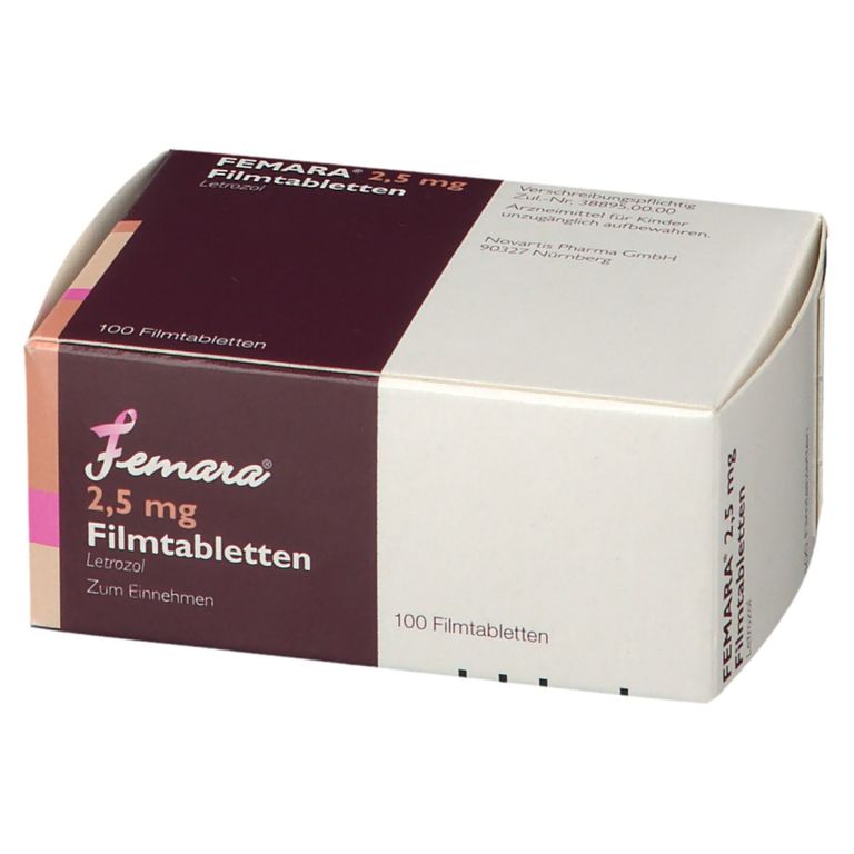 Femara® 2,5 mg 100 St mit dem E-Rezept kaufen - Shop Apotheke