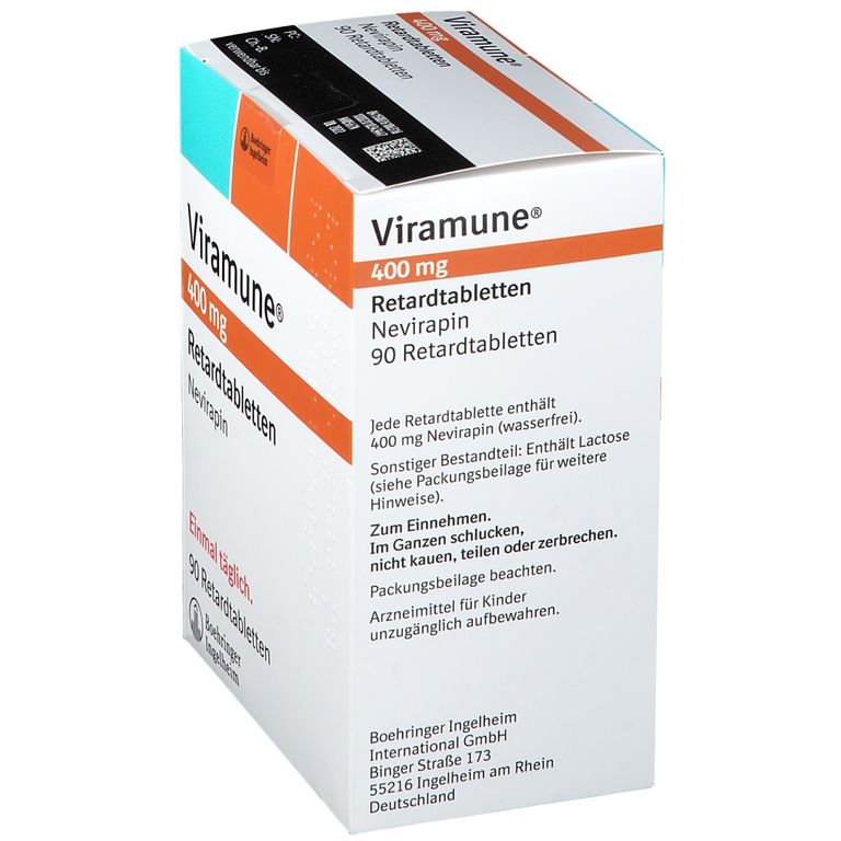 Viramune® 400 mg 90 St mit dem E-Rezept kaufen - Shop Apotheke