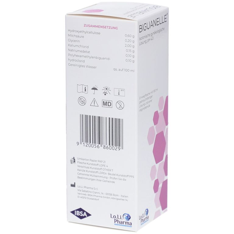 BIGUANELLE® Isotonische gynäkologische Lösung pH 4,0 100 ml - Shop Apotheke