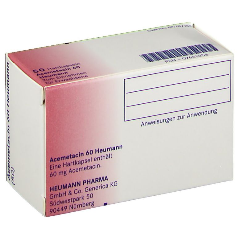 Acemetacin 60 Heumann 50 St mit dem E-Rezept kaufen - Shop Apotheke
