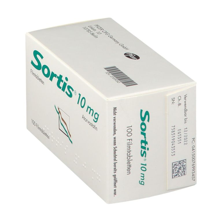 Sortis® 10 mg 100 St mit dem E-Rezept kaufen - Shop Apotheke
