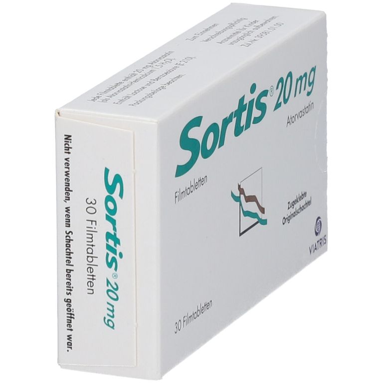 Sortis® 20 mg 30 St mit dem E-Rezept kaufen - Shop Apotheke