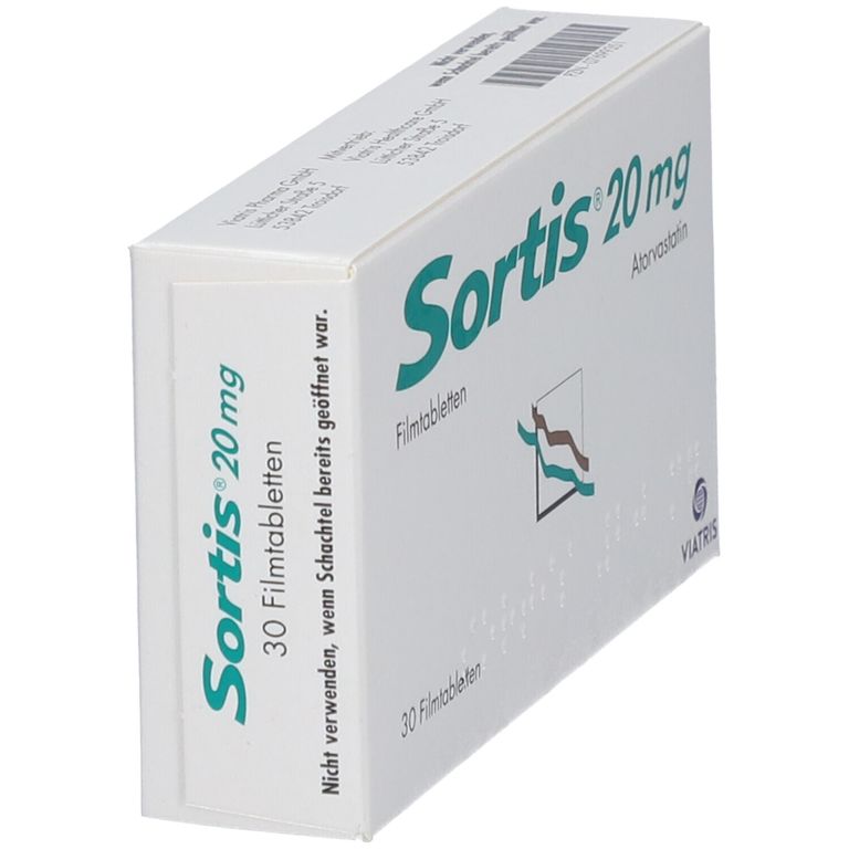 Sortis® 20 mg 30 St mit dem E-Rezept kaufen - Shop Apotheke