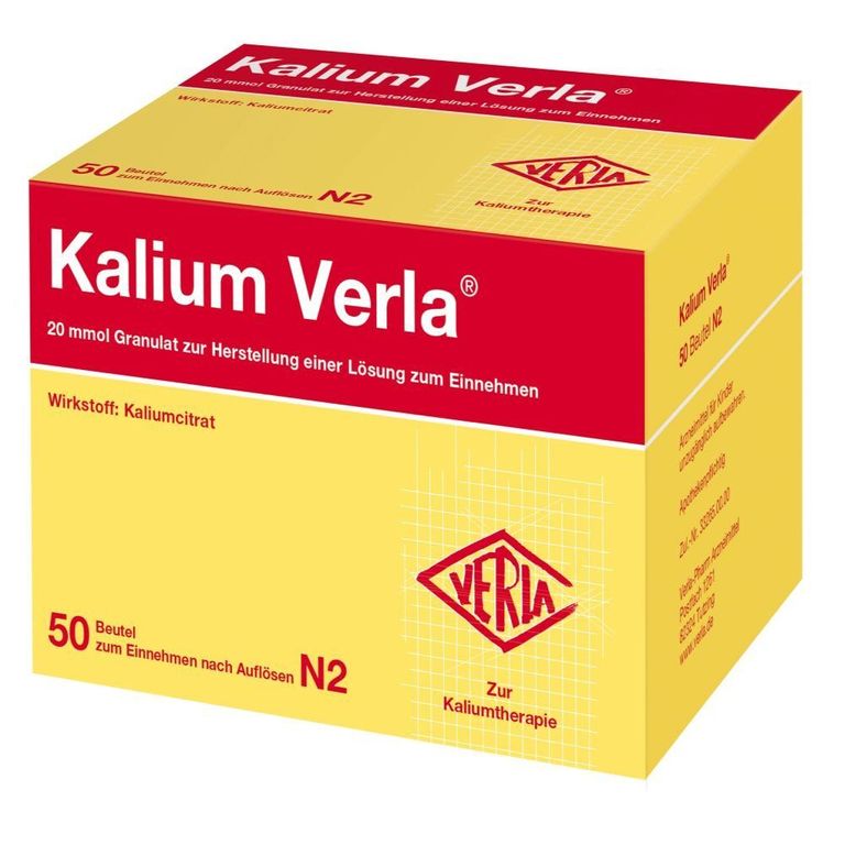 Kalium Verla® Granulat Beutel 50 St - Shop Apotheke