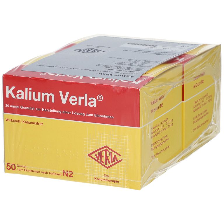 Kalium Verla® Granulat Beutel 100 St - Shop Apotheke