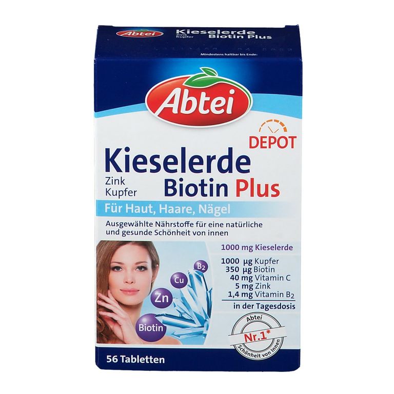 Abtei Kieselerde Biotin Plus 56 St - Shop Apotheke