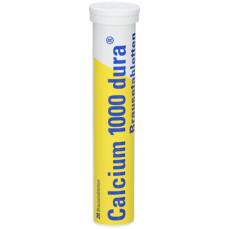 Calcium-dura® 1000 Brausetabletten 20 St - Shop Apotheke