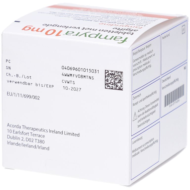 fampyra® 10 mg 4x14 St mit dem E-Rezept kaufen - Shop Apotheke