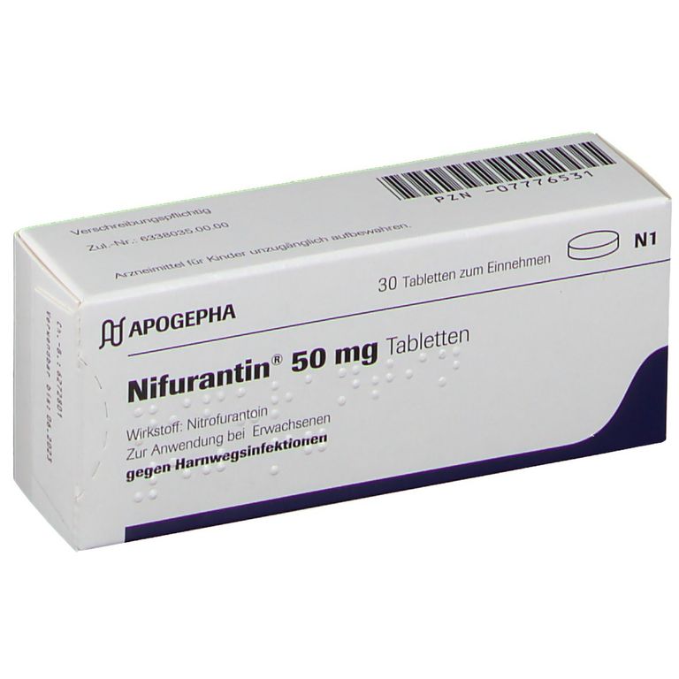 Nifurantin® 50 mg 30 St mit dem E-Rezept kaufen - Shop Apotheke