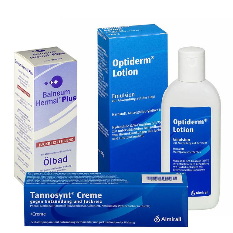 Optiderm® Lotion + Tannosynt® Creme + Balneum Hermal® Plus 1 St - Shop ...