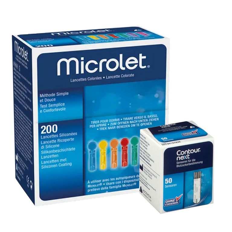 Microlet® Lanzetten + CONTOUR® NEXT Sensoren 1 St - Shop Apotheke