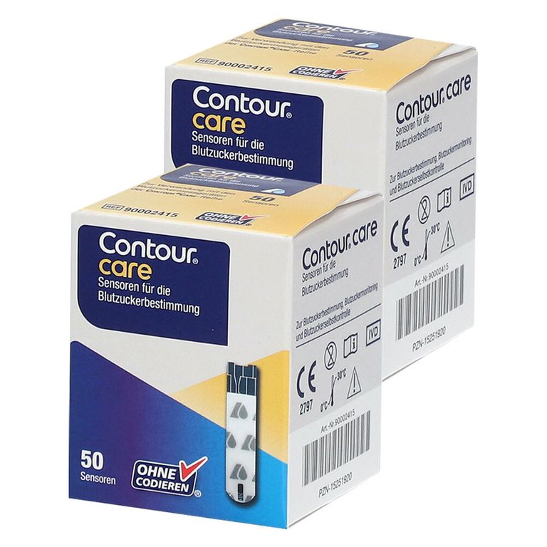 CONTOUR ® CARE Sensoren 2x50 St - Shop Apotheke