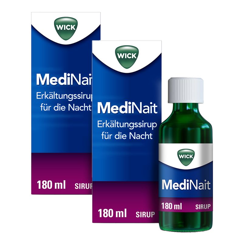 WICK MediNait Erkältungssirup für die Nacht 2x180 ml - Shop Apotheke