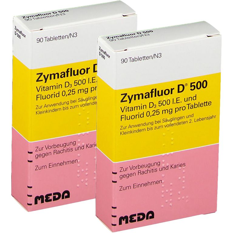 Zymafluor® D 500 2x90 St - Shop Apotheke