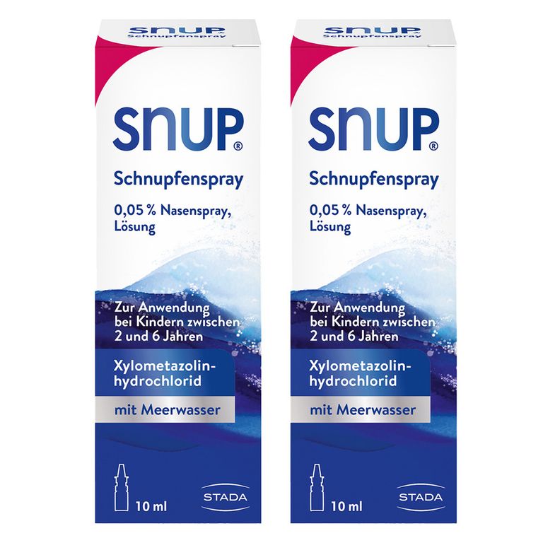 SNUP® Schnupfenspray mit Meerwasser und Xylometazolin 2x10 ml - Shop ...