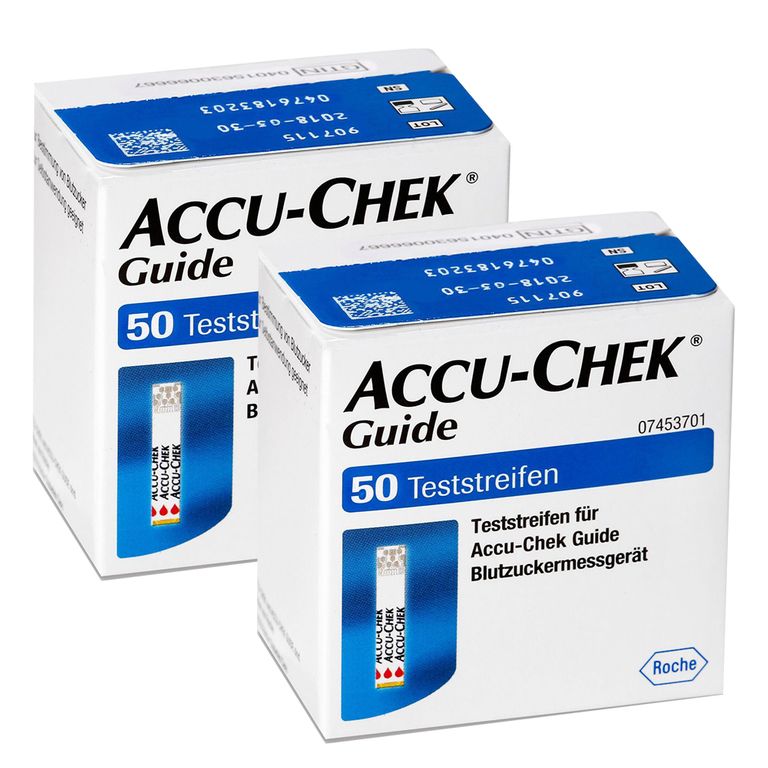 ACCU-CHEK® Guide Teststreifen 2x50 St - Shop Apotheke