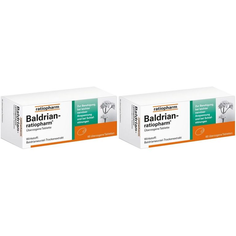 Baldrian-ratiopharm® überzogene Tablette mit Trockenextrakt aus der ...