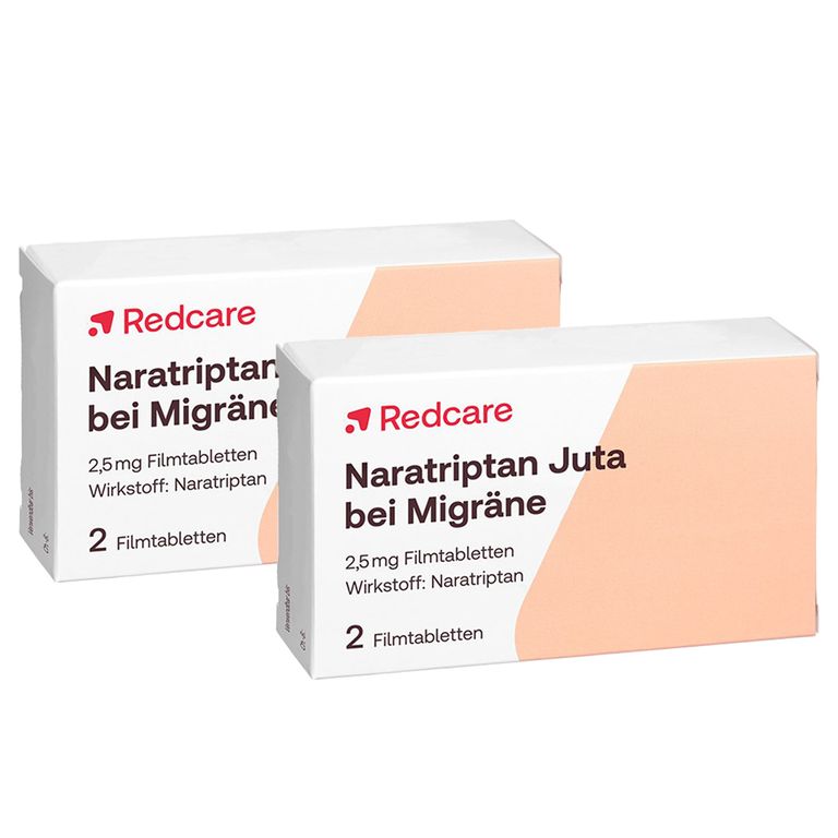 Redcare Naratriptan Juta bei Migräne 2,5mg 2x2 St - Shop Apotheke