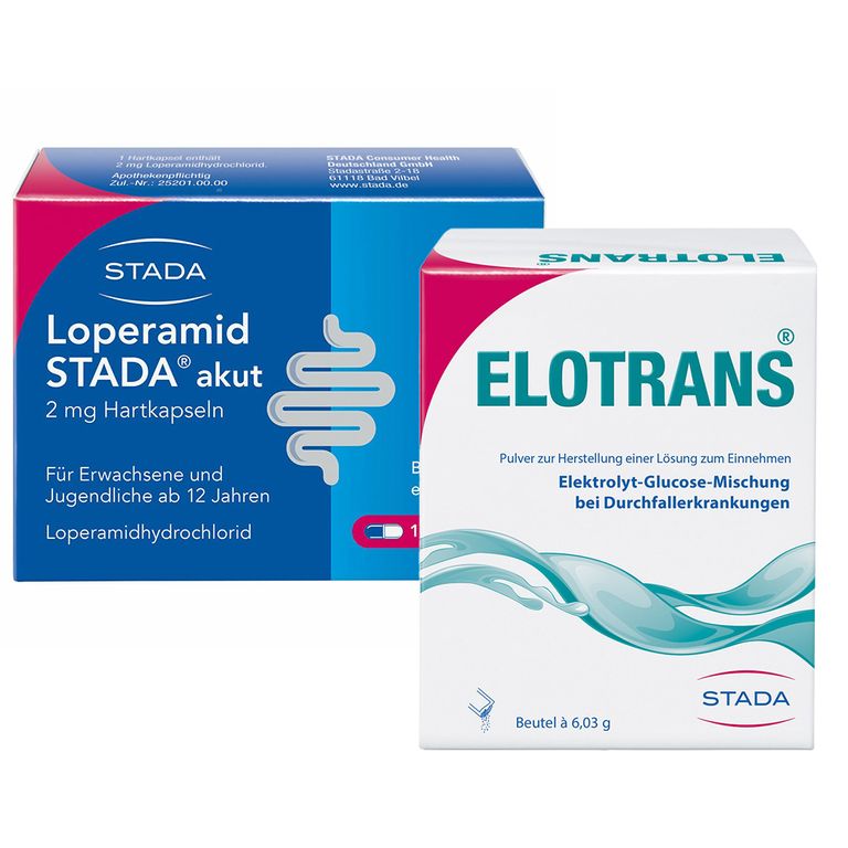Elotrans® + Loperamid STADA® akut 2mg 1 St - Shop Apotheke