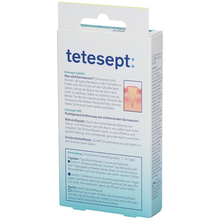 tetesept® Dornwarzen-Pflaster intensiv 12 St - Shop Apotheke